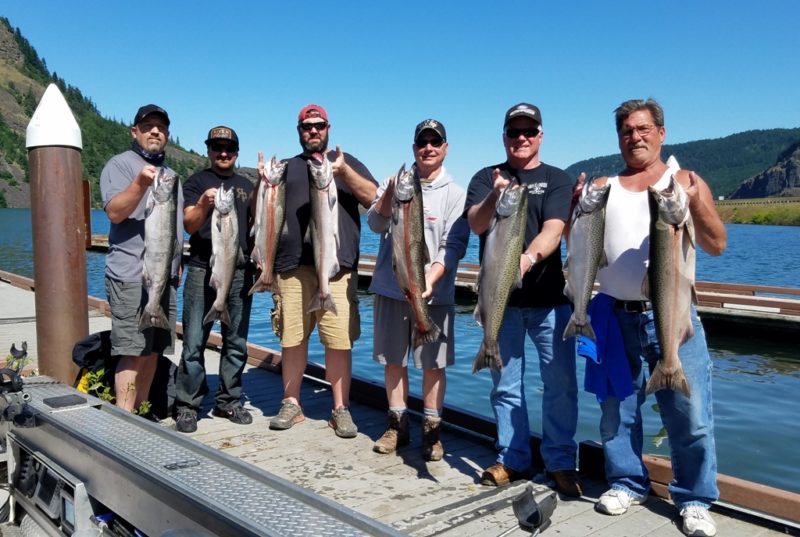 Spring Chinook fishing trips near Portland Oregon • STS Guide Service